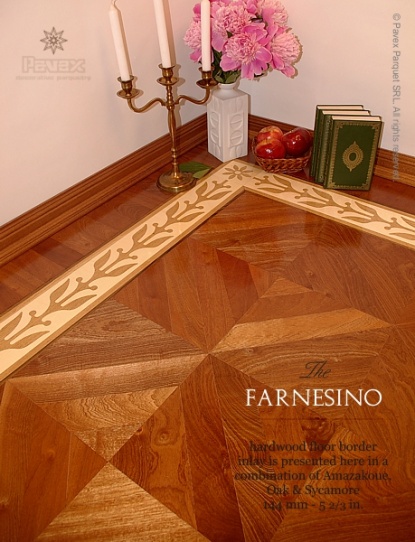 The FARNESINO parquet border inlay - The MARQUETERIA Collection by ...